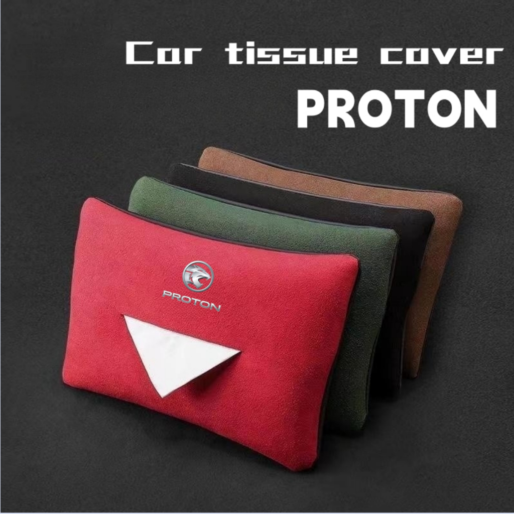 PROTON Car suede tissue box suitable for X50 X90 X70 | Shopee Malaysia