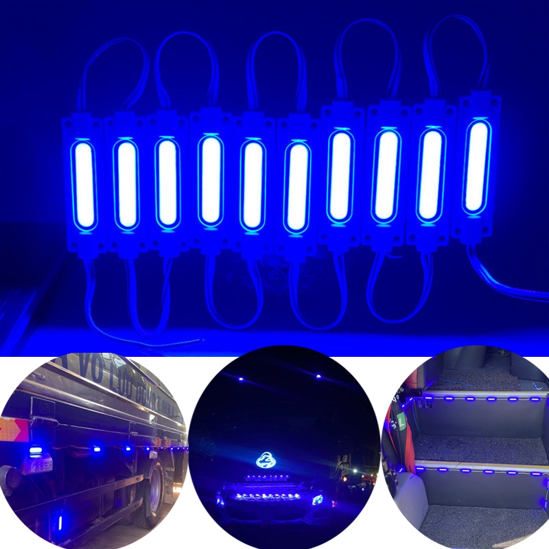 10/20 pcs Warning LED Modules with DC12V or DC24V ultra bright COB ...