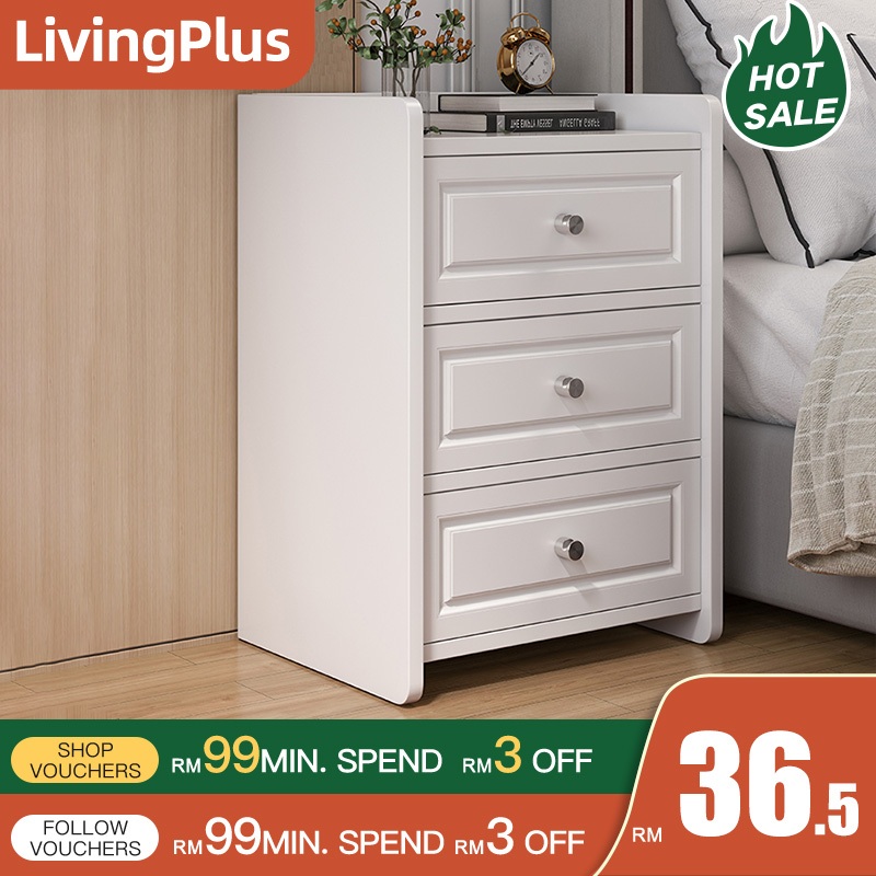 Side Table Drawer Bedside Table Coffee Table Cabinet Storage Drawer ...