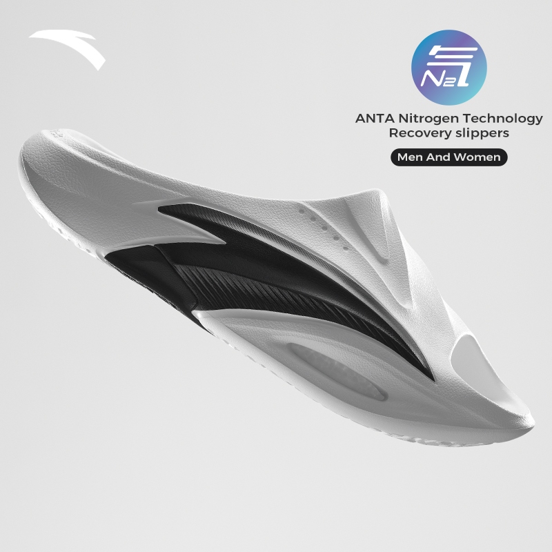 ANTA Men Basketball Slipper Anti-Skid Soft Lightweight Selipar Kasut ...