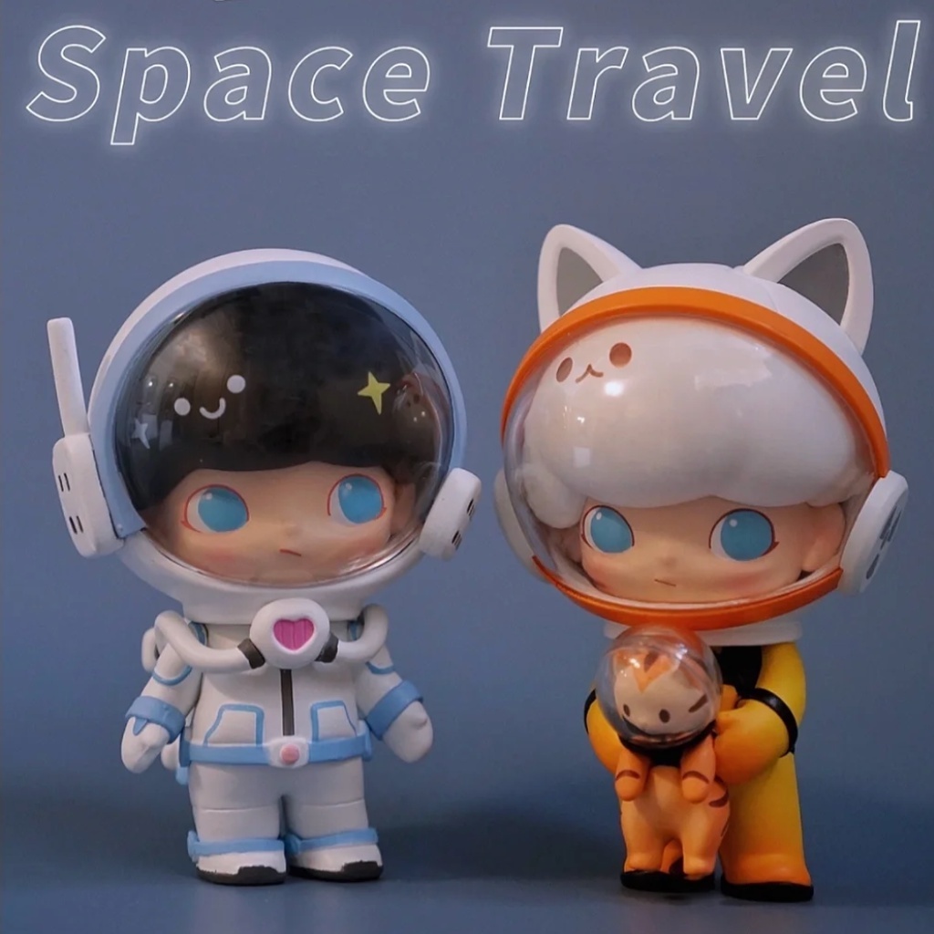 【Genuine】POPMART Dimoo Space Travel Series Blind Box Figure Doll ...