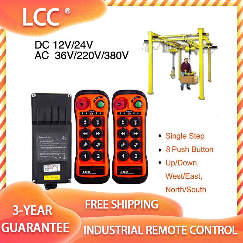 LCC QA800 12/24V Wireless Industrial Remote Control Transmitter ...