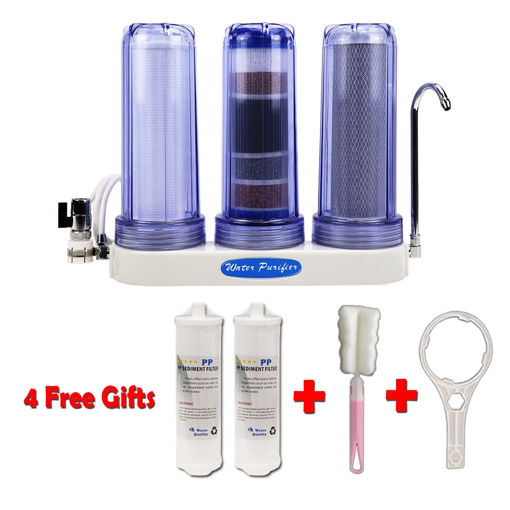 TROUWIDS Alkaline Tap Water Filter Indoor Penapis Air Faucet Water ...