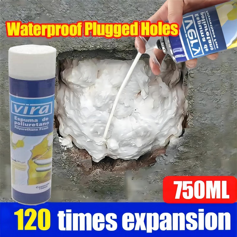 【750ML High Quality】PRODIY VIRA® waterproof foam spray polyurethane ...