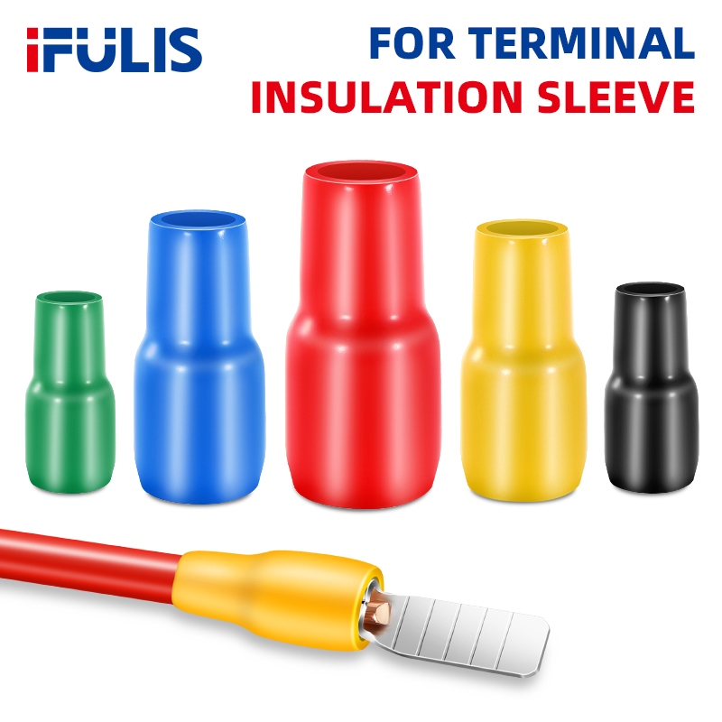 For Terminal Insulation Sleeve Vinyl Wire Cable PVC End Cap 1.5 2.5 4.0 ...