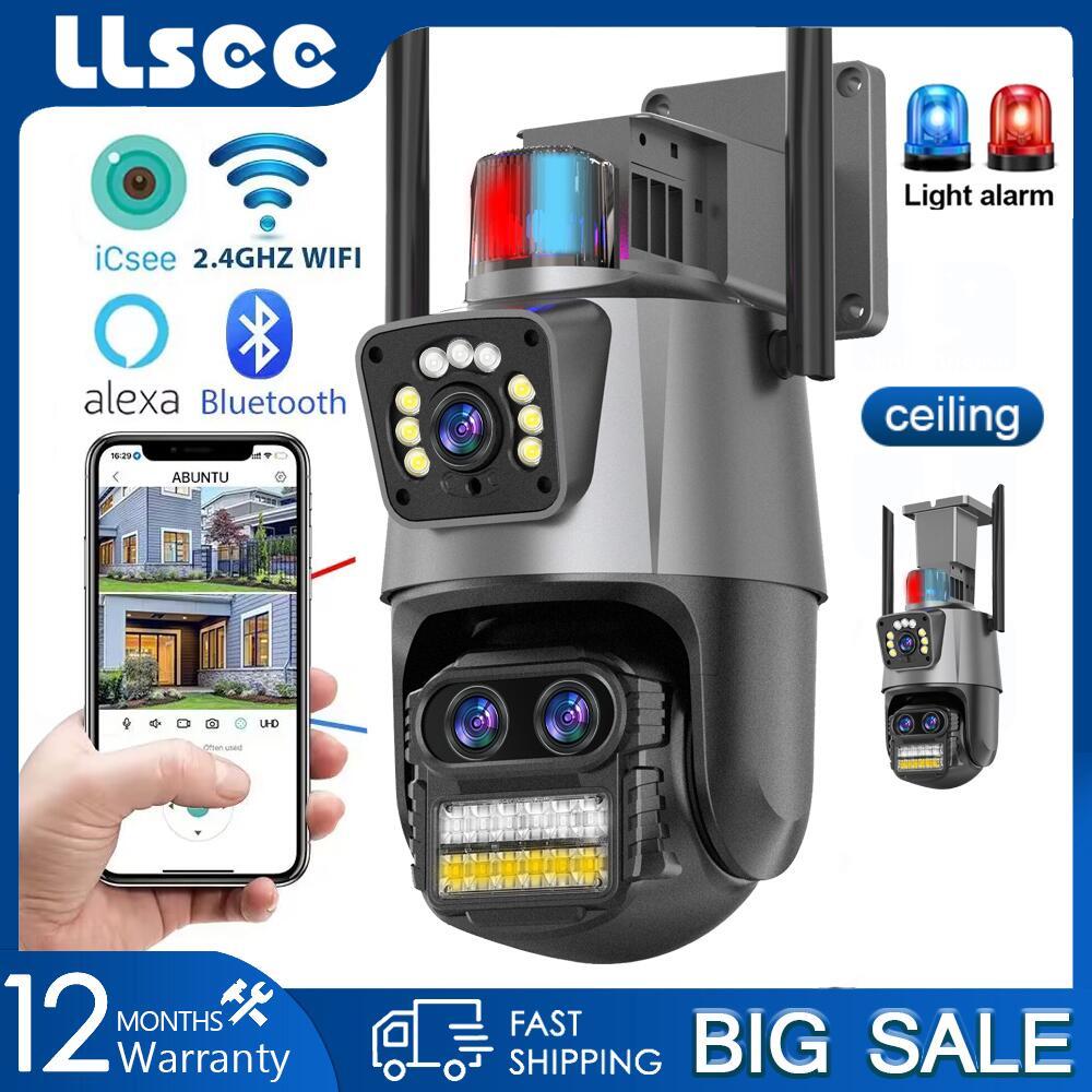 LLSEE Icsee 9MP Waterproof Color Night Vision Two-Way Call Wireless ...