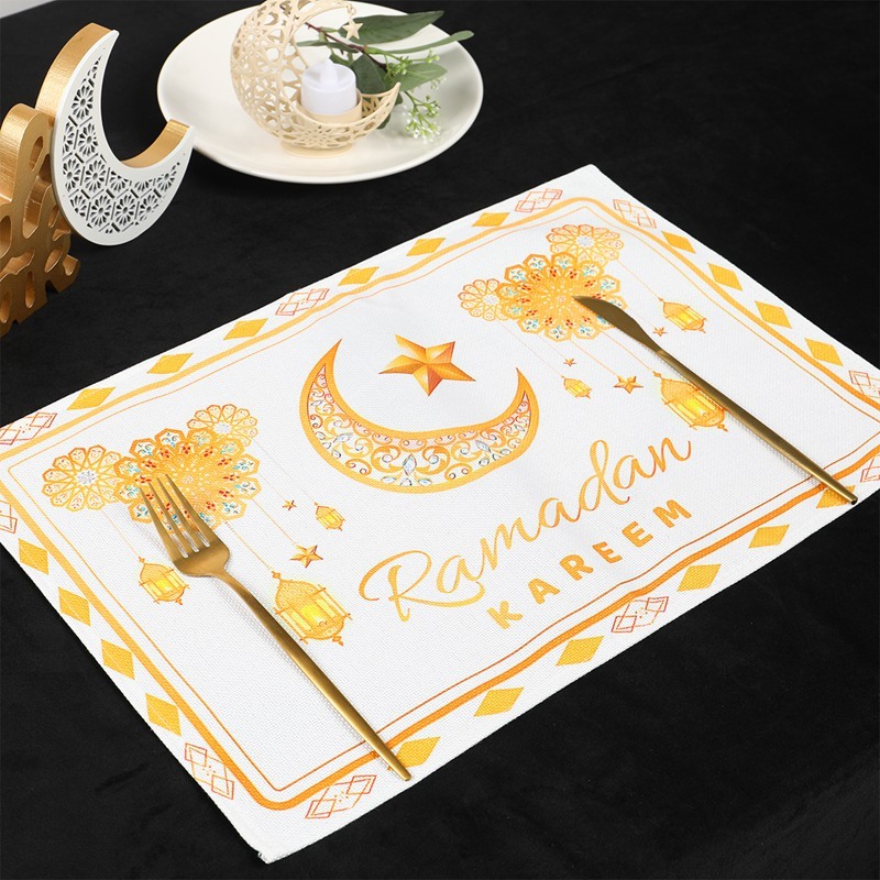 30*45cm Eid Mubarak Meal mat Ramadan MUBARAK Placemat Sophistiplate ...