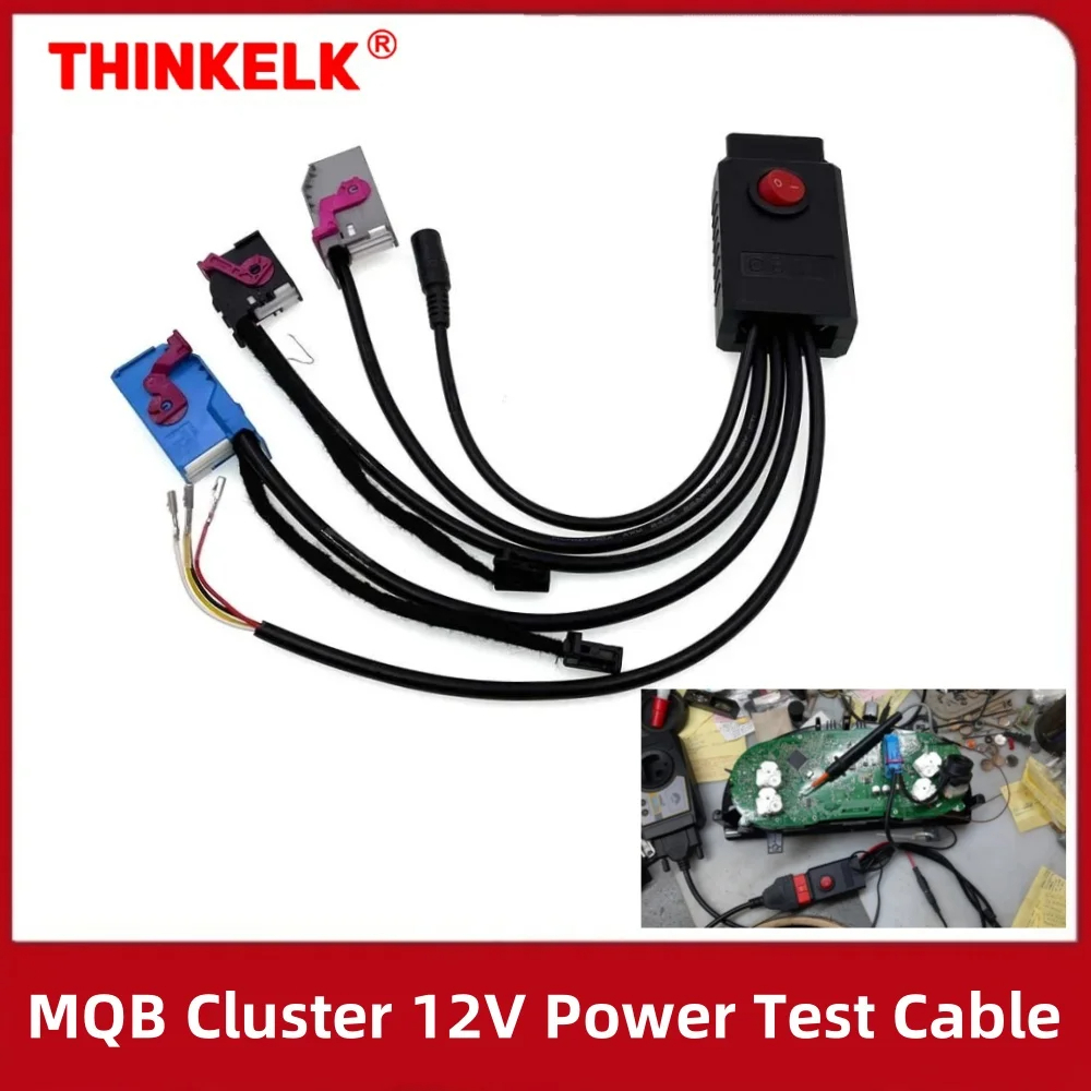 MQB Cluster 12V Power Test Cable 4th ID48 Key Program Cable 5th Cluster ...