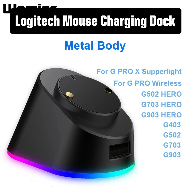 WOMIER Wireless Mouse Charging Port RGB Light for Logitech Charging ...