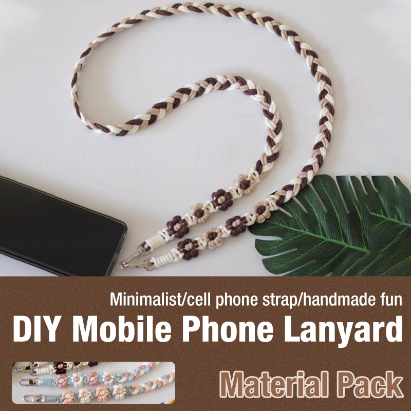 Diy Three-Strand Braided Lanyard Daisy Lanyard Three-Strand Braided ...