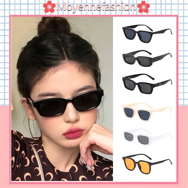 Trendy and fashionable sunglasses, Korean square shaped glasses, brown ...
