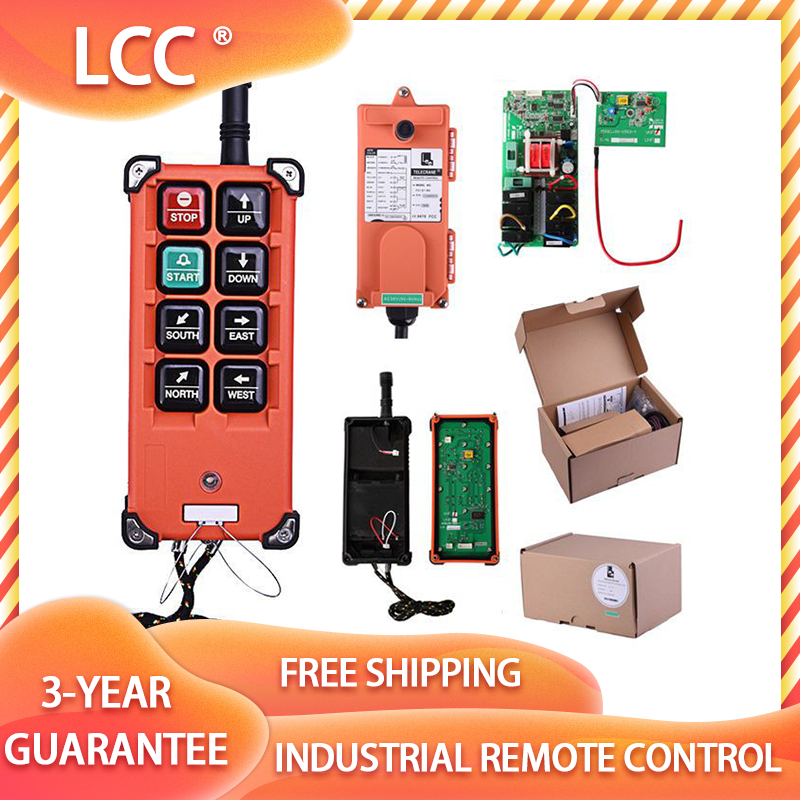 LCC F21-E1B 12/24V AC/DC Industrial Wireless Remote for Hoist Crane ...
