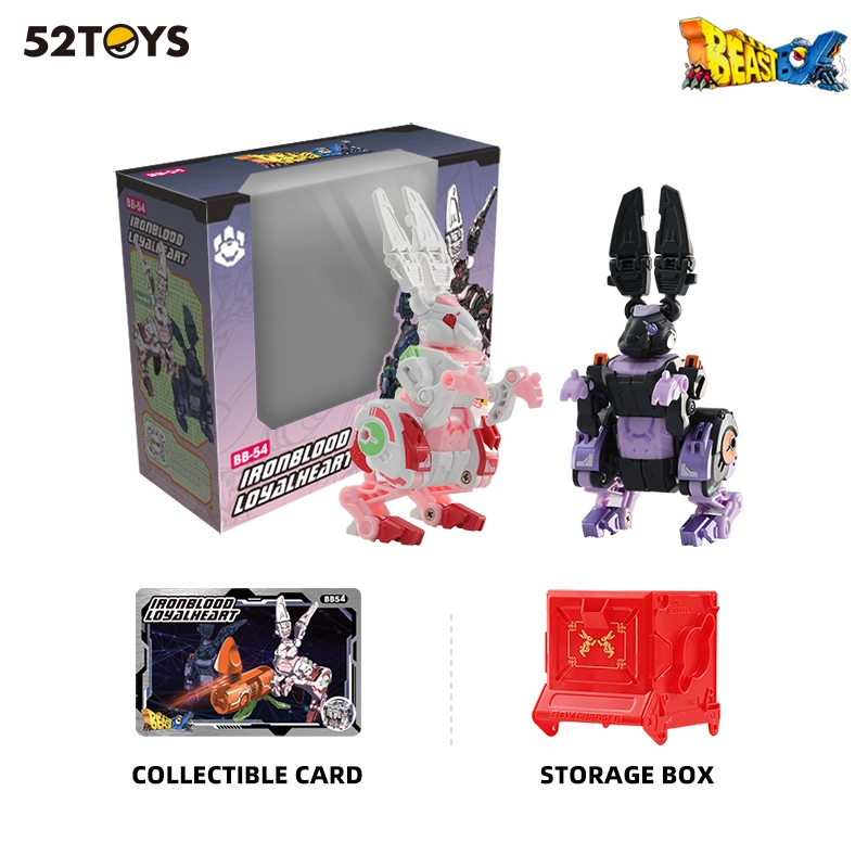 52TOYS Beastbox BB-54 IRONBLOOD & LOYALHEART Mecha Deformation Action ...