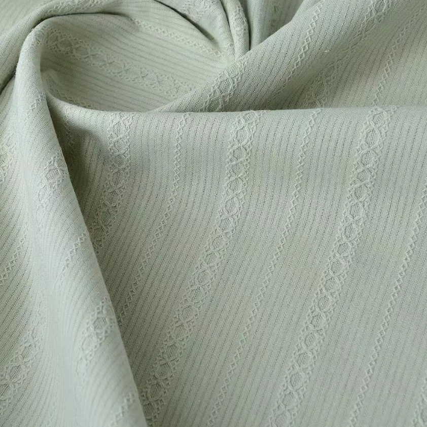 (8 color)100% Cotton solid color jacquard fabricWomen's Fashion Fabric ...