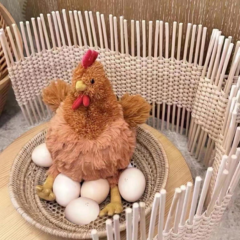 23cm Plush Toys Cute Soft Stuffed Animation Chicken Home Room Decor ...