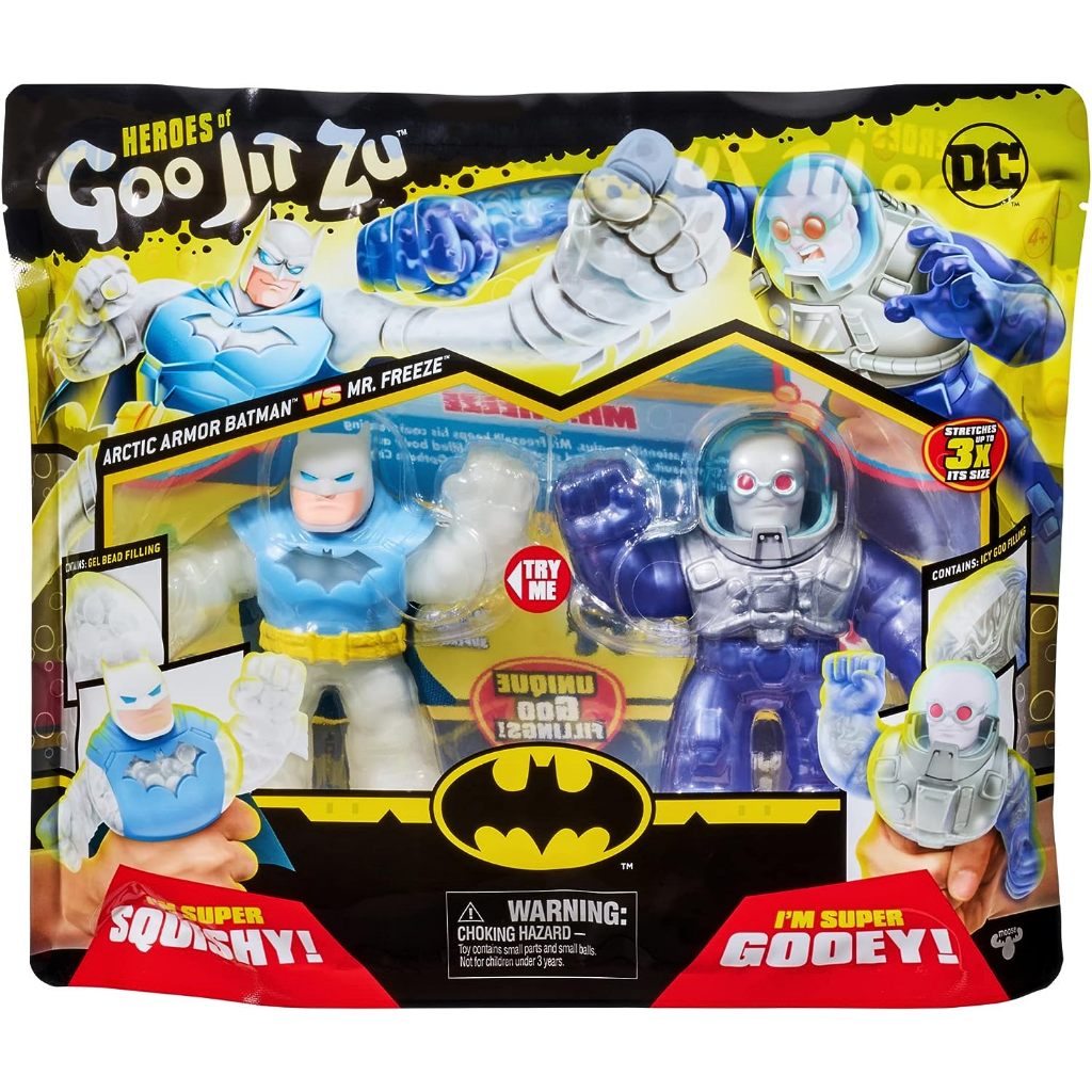 Heroes of Goo JIT Zu DC Versus Pack - 2 Stretchy, Squishy Figures with ...