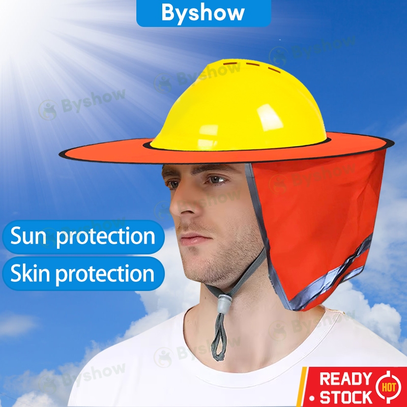 【Byshow】🔥Malaysia In Stock🔥Lightweight Helmet Sunshade Brim Face Cover ...