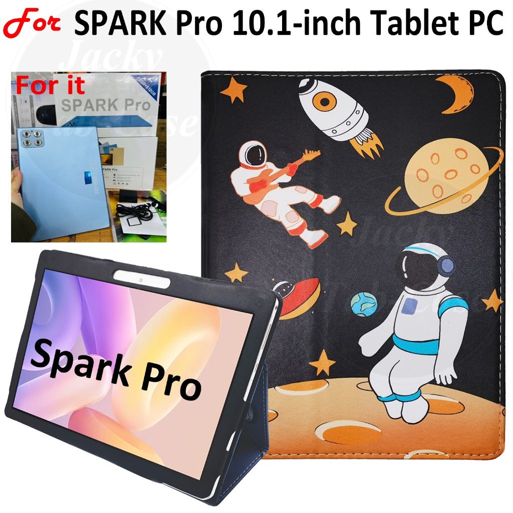 For Tab SPARK Pro 10.1" inches Lighter Thinner PU Leather Case Magnetic ...