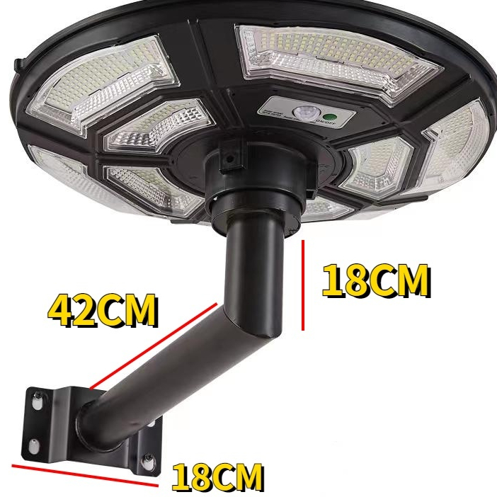 UFO L pole KITAWA Solar Lamp Head L-Shaped For UFO Flying Discs ...