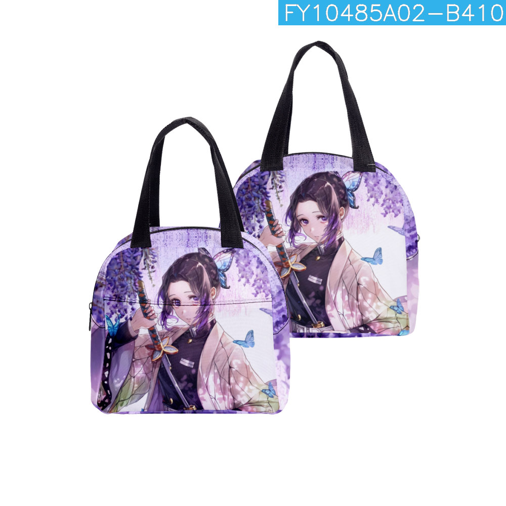 Demon slayer nezuko shinobu lunch bags for kids tanjiro pupils' lunch ...