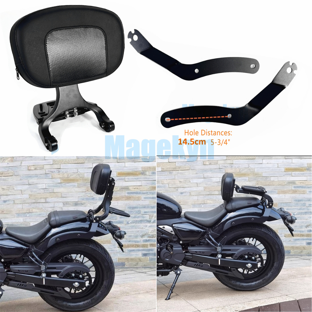 For CFMOTO CLC450 CLC 450 Adjustable Foldable Driver Passenger Backrest ...