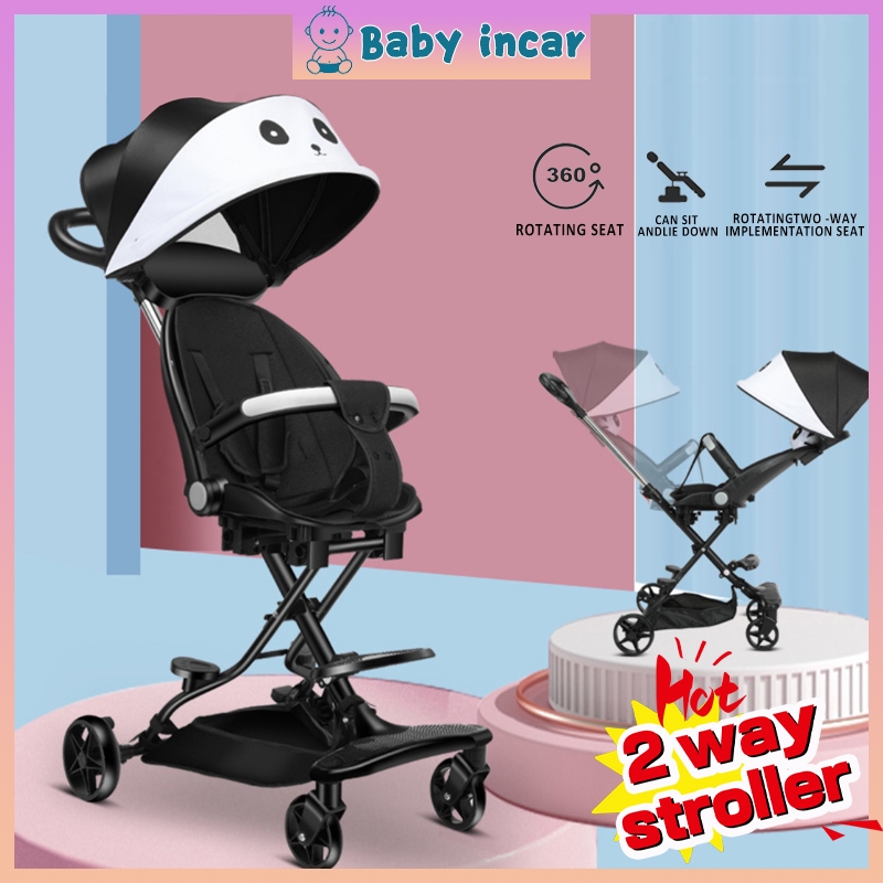 COD Foldable 2 Way Baby Stroller Magic stroller 4 wheels Ultra ...