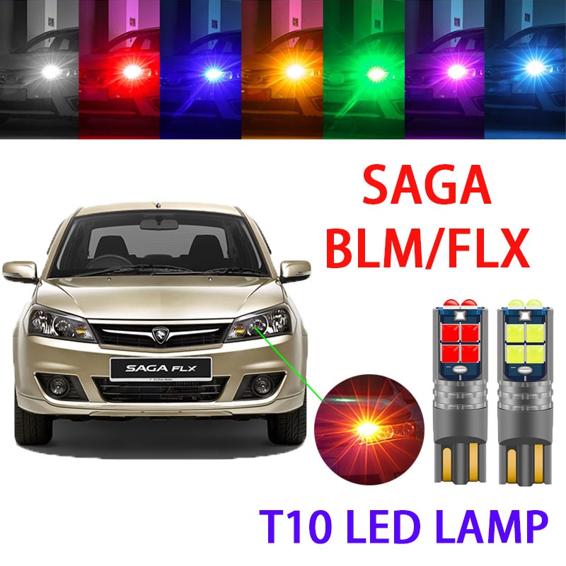 2PC PROTON SAGA FLX T10/W5W Bulb Dome Light, Small Headlight, Car Boot Button Headlamp Small ...