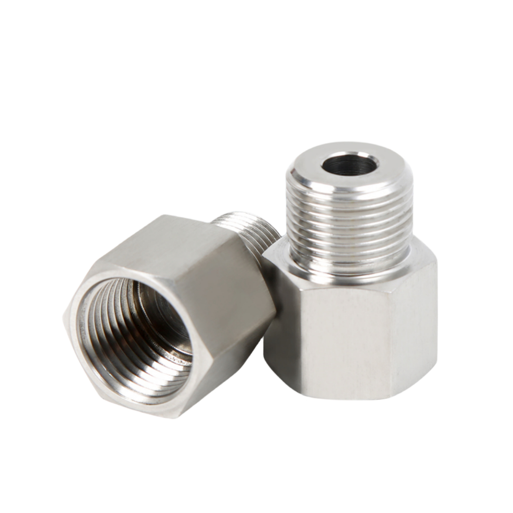 Stainless 304 Reducer fitting M10 G1/8'Male to Female Thread Brass Pipe ...