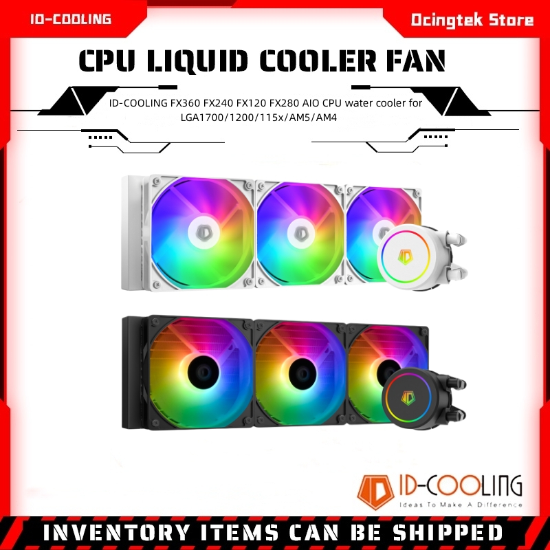 ID-COOLING FX360 FX240 FX120 FX280 AIO CPU water cooler for LGA1700 ...