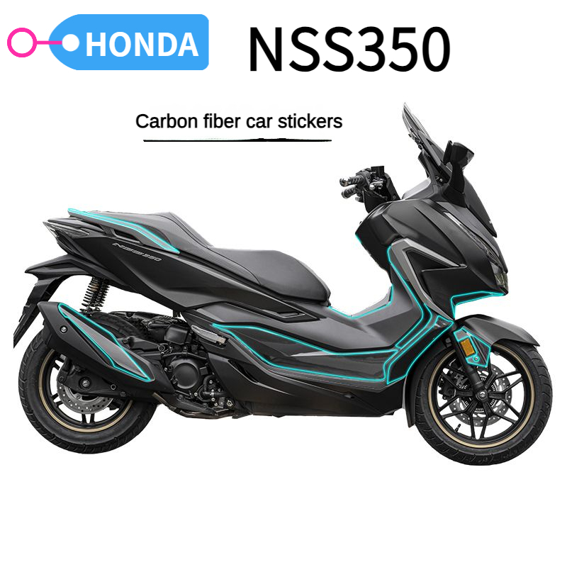 Suitable for HONDA forza NSS350 Stickers Waterproof Carbon Fiber ...