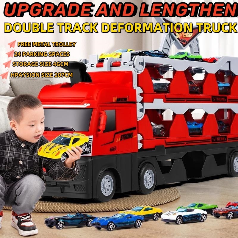 Racing Cars toys New Transport Car Carrier Truck Toys Parent-Child ...