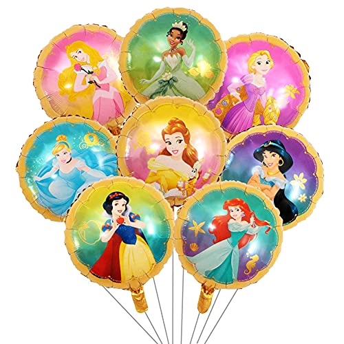 18inch Disney Princess Theme Balloons Belle Cinderella Snow White ...