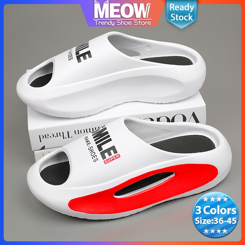 Ready Stock Unisex Selipar Lelaki Wanita Soft Thick Sole Sandals Men ...