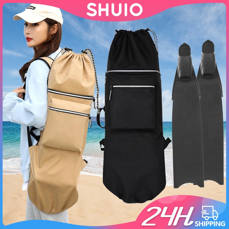 SHUIO Long Fins Bag Fins Protective Bag Flippers Storage Bags Free ...