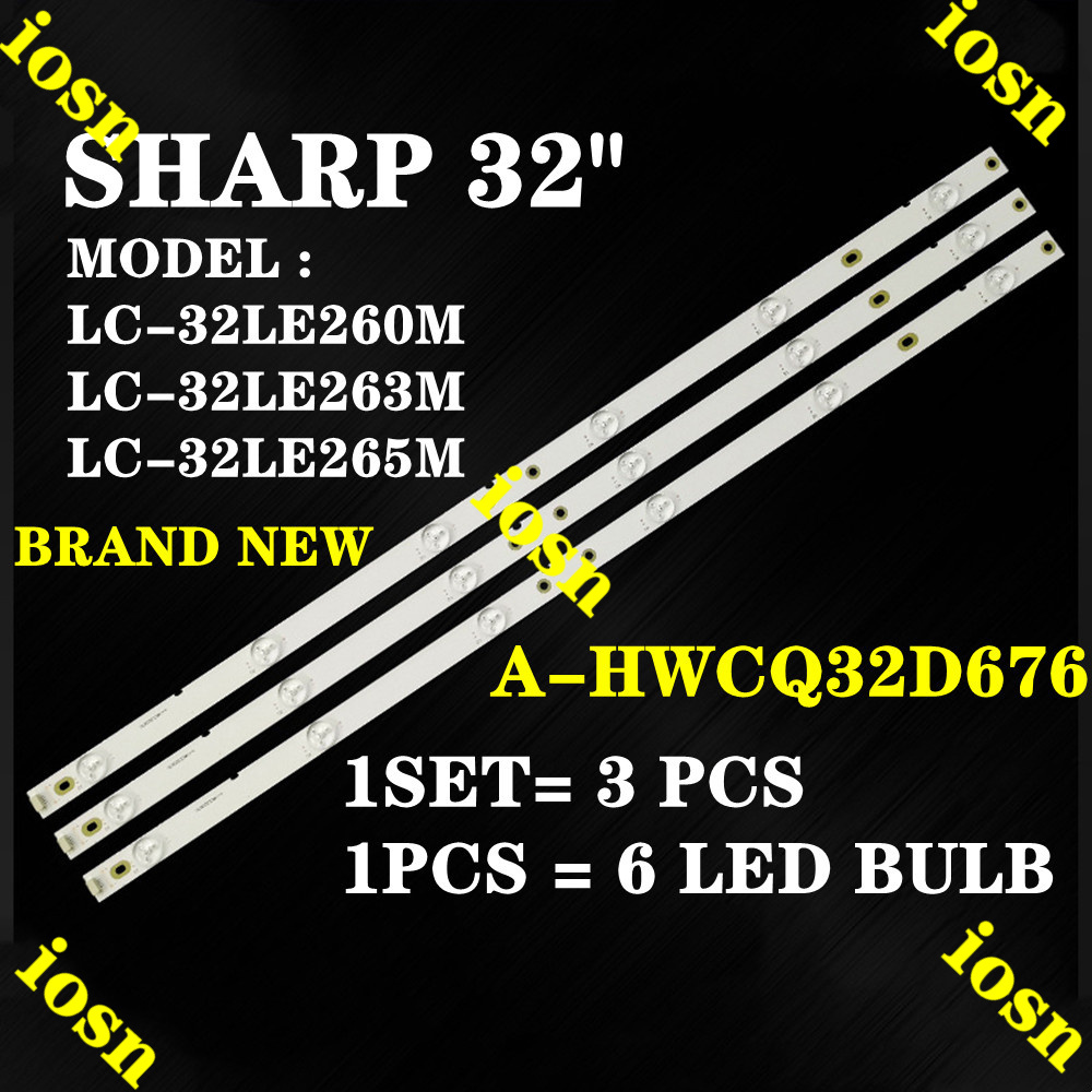 Sharp 32" Led TV backlight LC-32LE260M LC-32LE265M LC-32LE263M Bar A ...