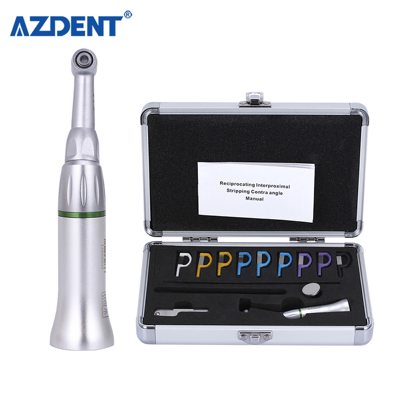 Dental 4:1 Reduction Contra Angle Reciprocating Interproximal Strip IPR ...