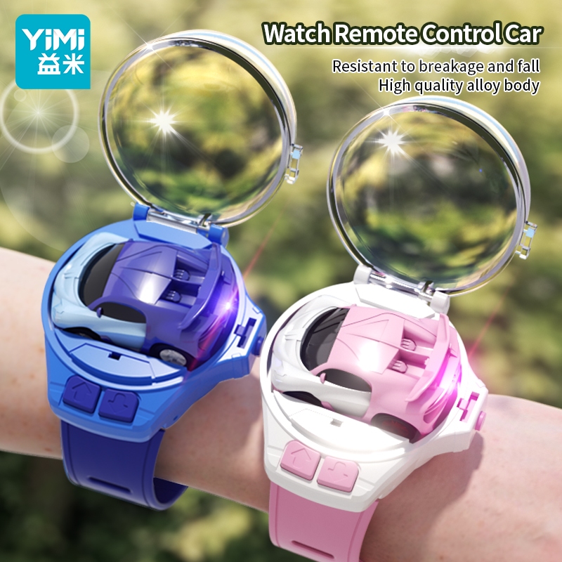 YIMI 2024 New Mini Remote Control Car Watch Toys, 2.4 GHz Cartoon RC ...