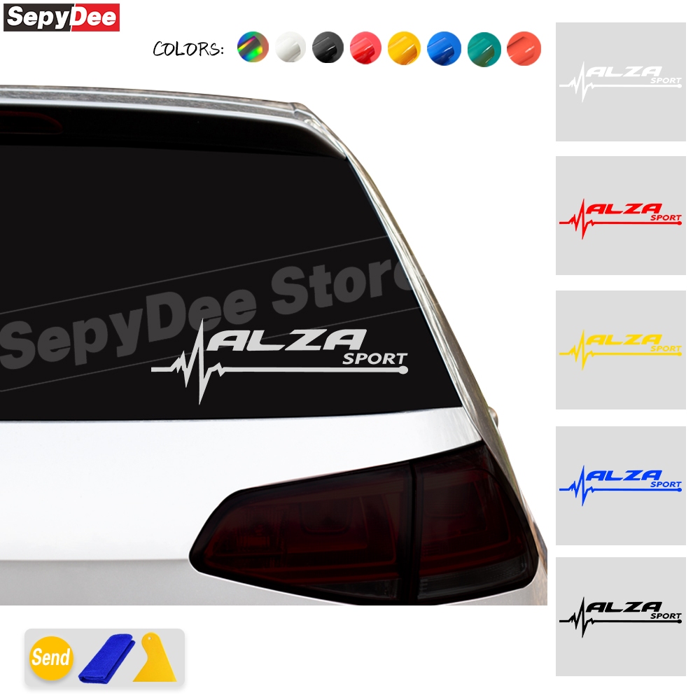 30 x 10cm Reflective Vinyl Car Window Sticker for Perodua Alza ...