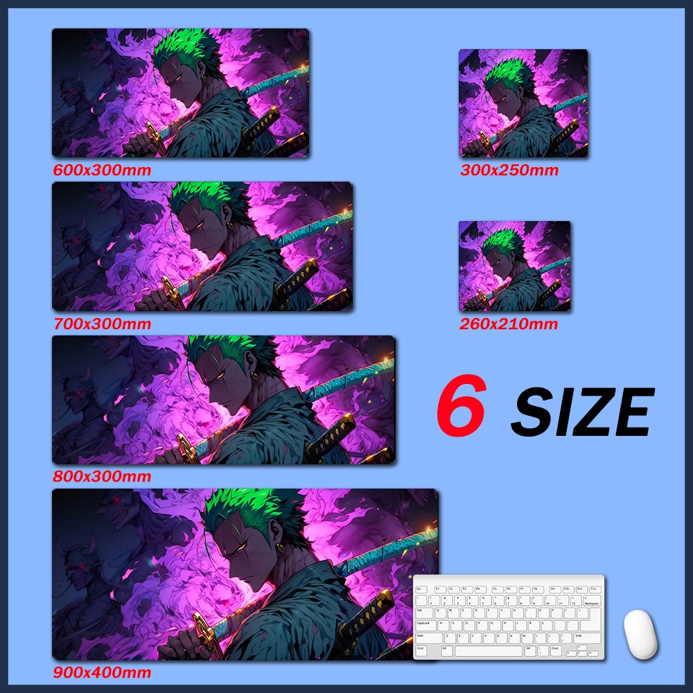 ONE PIECE Roronoa Zoro Mouse pad | Extended Gaming Mousepad ...