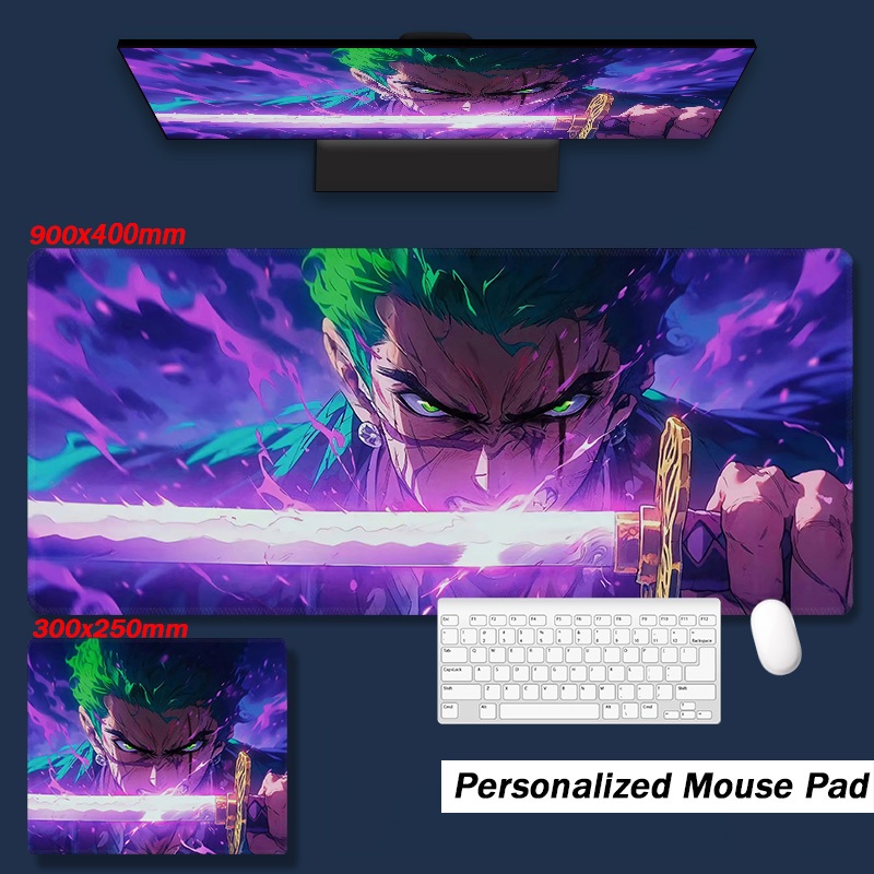 ONE PIECE Roronoa Zoro Mouse pad | Extended Gaming Mousepad ...