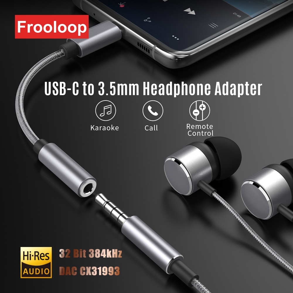 HiFi DAC CX31993 USB Type C to 3.5 MM Jack Adapter 32Bit 384 KHz ...