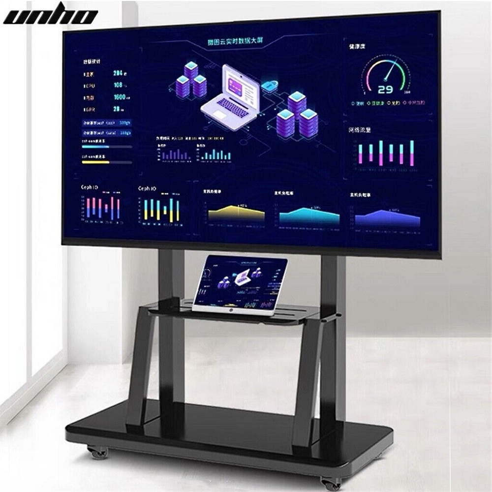 Extra Large Shelf Movable TV Carts Trolley Bracket Fit 32"-100" TV Max Support 150kg | Shopee ...