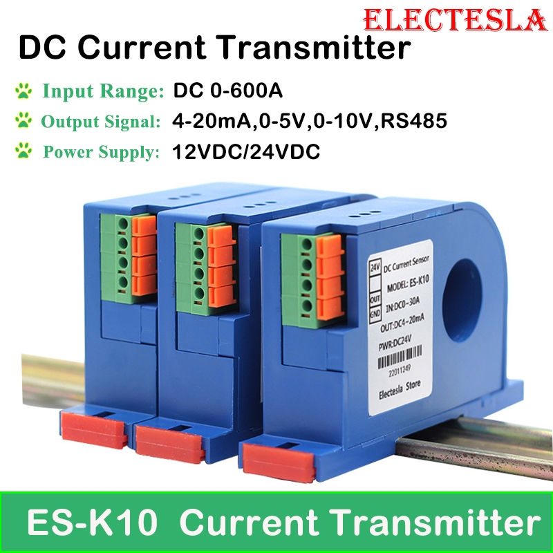 DC Hall Sensors 31mm Aperture Current Sensor DC 0-600A 4-20ma rs485 1 ...