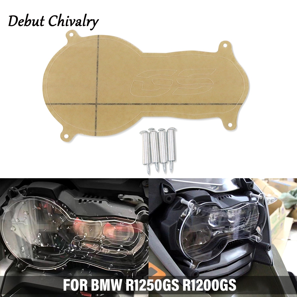 For BMW R1200GS R1250GS Water Bird Headlight Protection Lens Acrylic ...