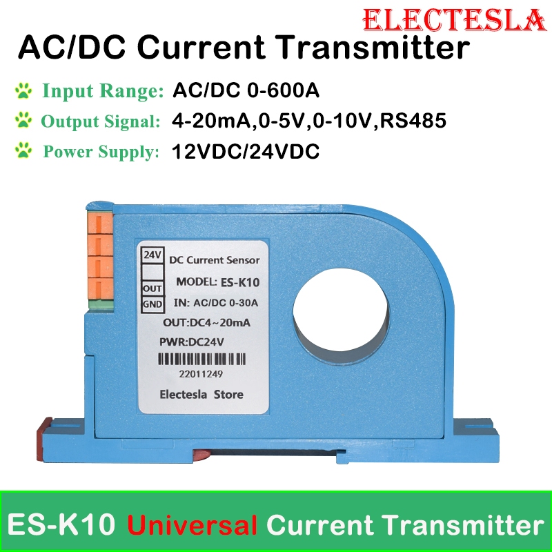 0.2 accuracy hall current sensors 4-20ma 0-10v ac dc hall effect ...