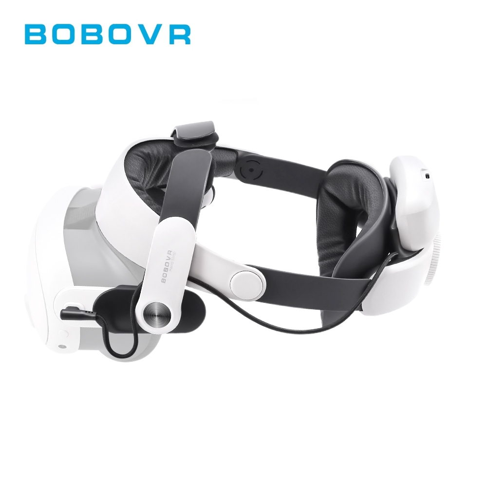 BOBOVR M3 Pro Head Strap Compatible with Meta Quest 3 Quest 3S Magnetic Battery Pack Elite ...