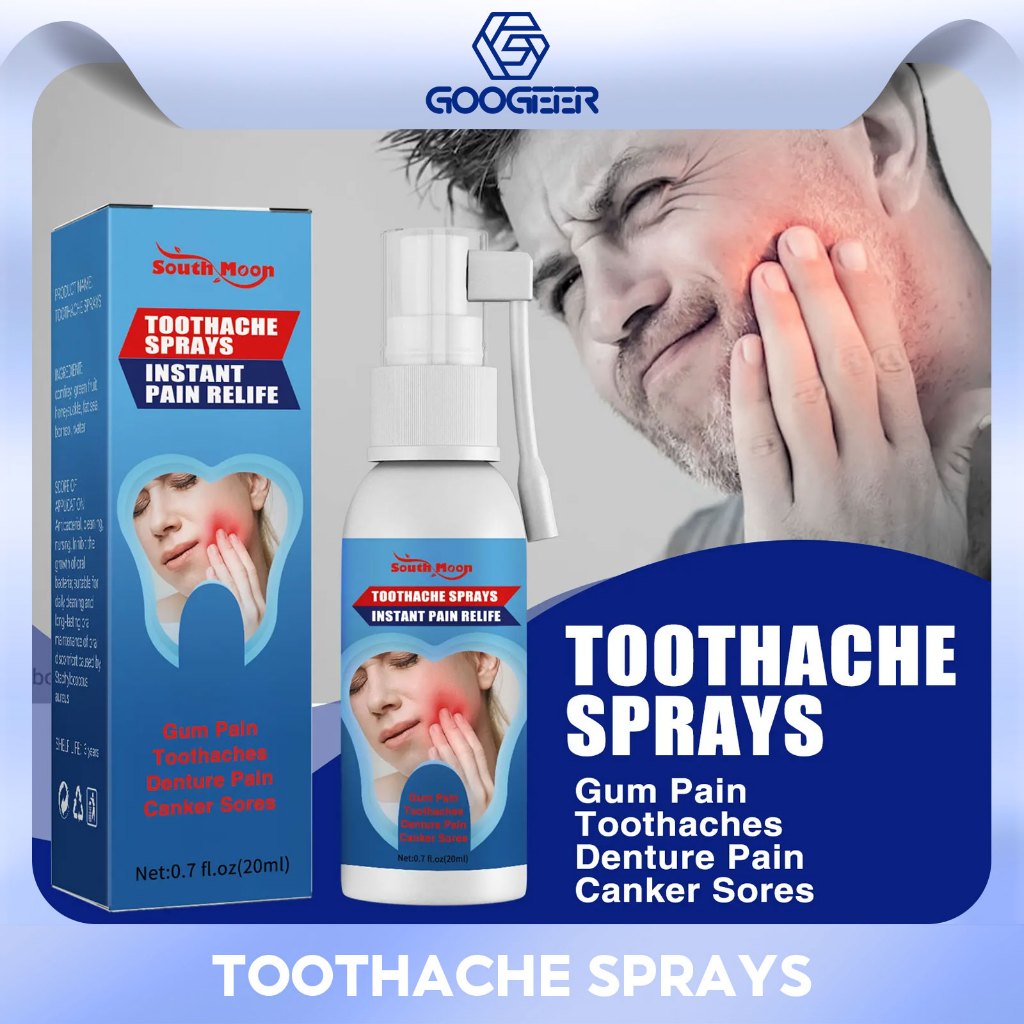 South Moon Toothache Sprays 20ml Instant Pain Relife Gum Swelling And ...