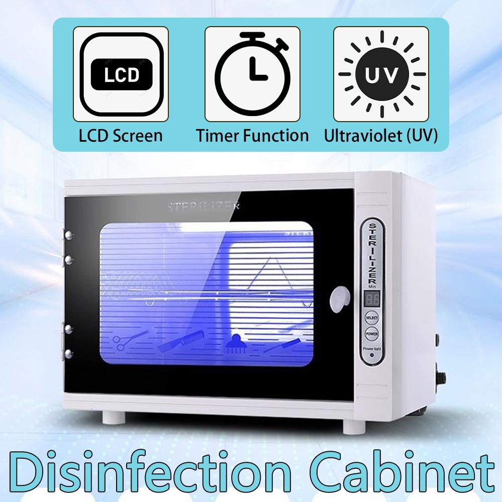 UV Disinfection Cabinet Ozone Sterilizing Machine Beauty Salon Nail and ...