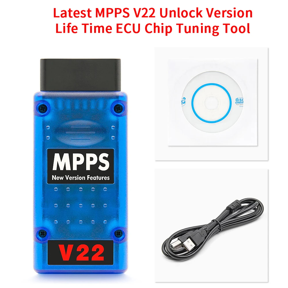 MPPS V18 ECU Chip Tuning Tool MAIN+TRICORE+MULTIBOOT With Breakout ...