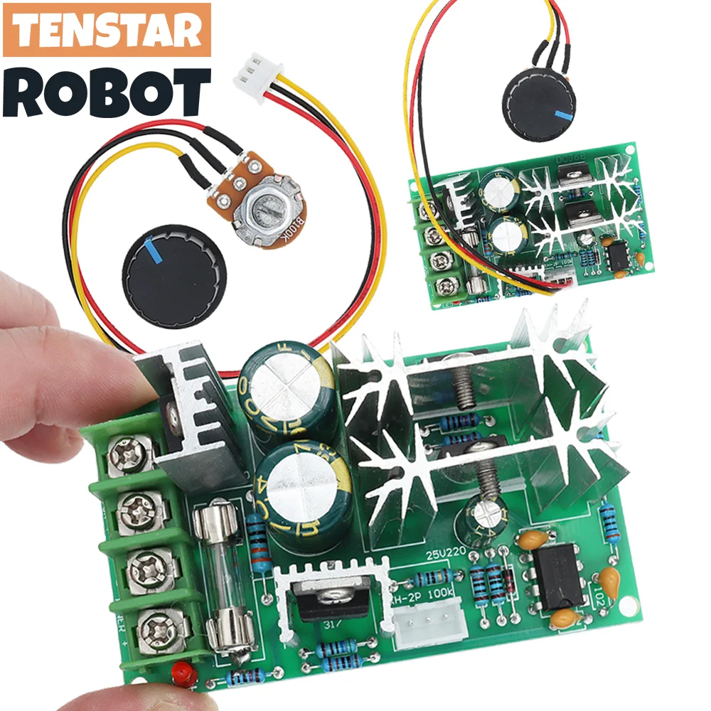 DC10-60V 12V 24V Motor Speed Control Regulator PWM Motor Speed ...